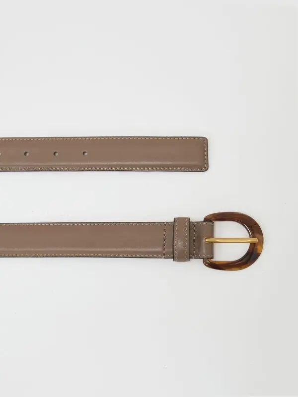 REISS Leather Resin-buckle Belt