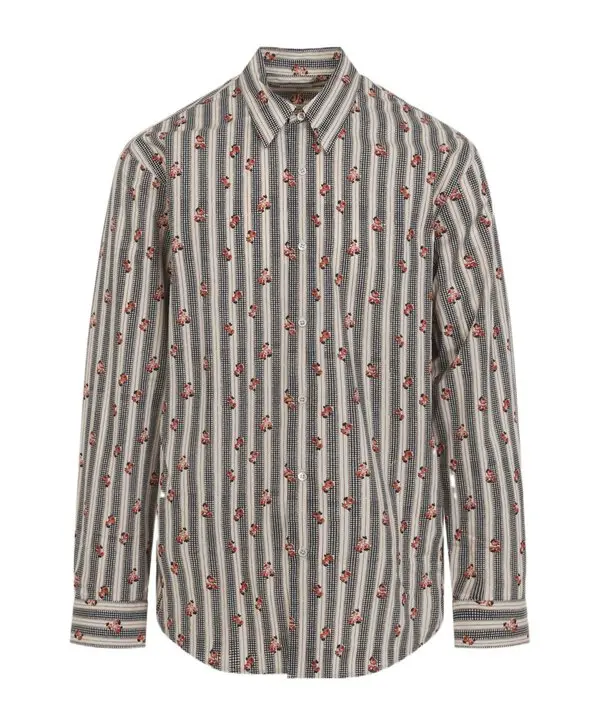 Dries Van Noten Collared Long-sleeved Shirt