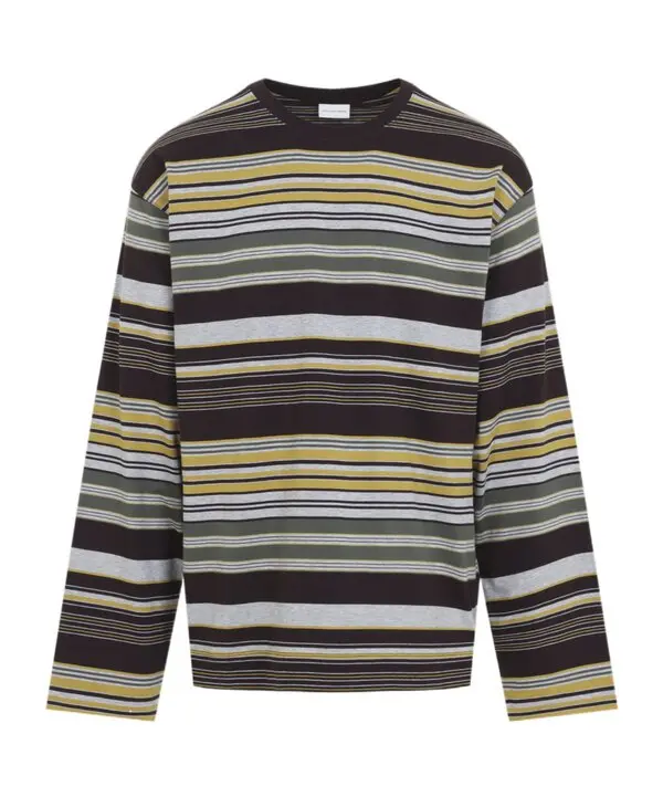 Dries Van Noten Striped Long Sleeved T-shirt