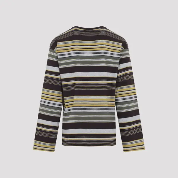 Dries Van Noten Striped Long Sleeved T-shirt