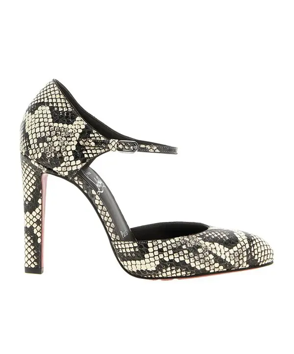 CHRISTIAN LOUBOUTIN Stiletto-heeled Sandals - Black