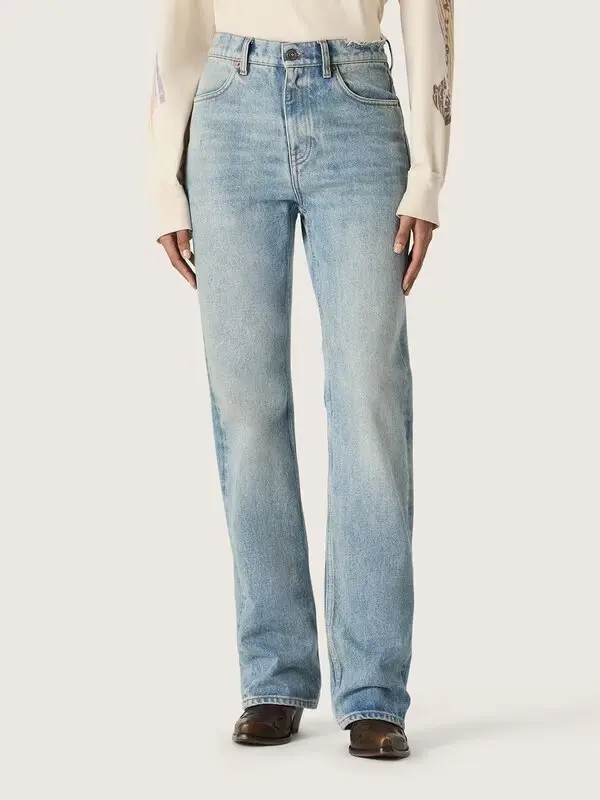 GOLDEN GOOSE Straight-leg Distressed Jeans