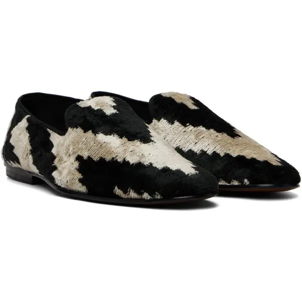 TOM FORD Jacquard Velvet Loafers