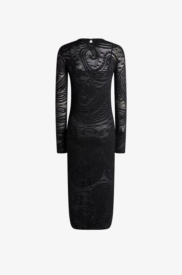 Etro Long Sleeve Printed Dress