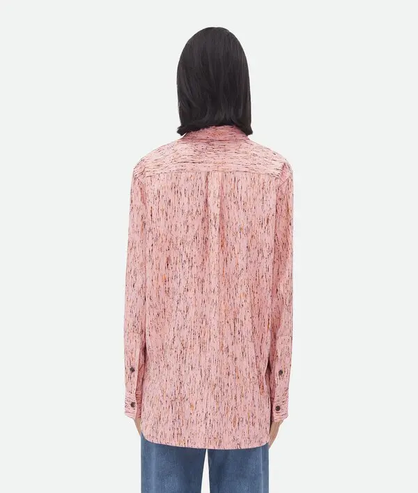 Bottega Veneta Textured Striped Shirt