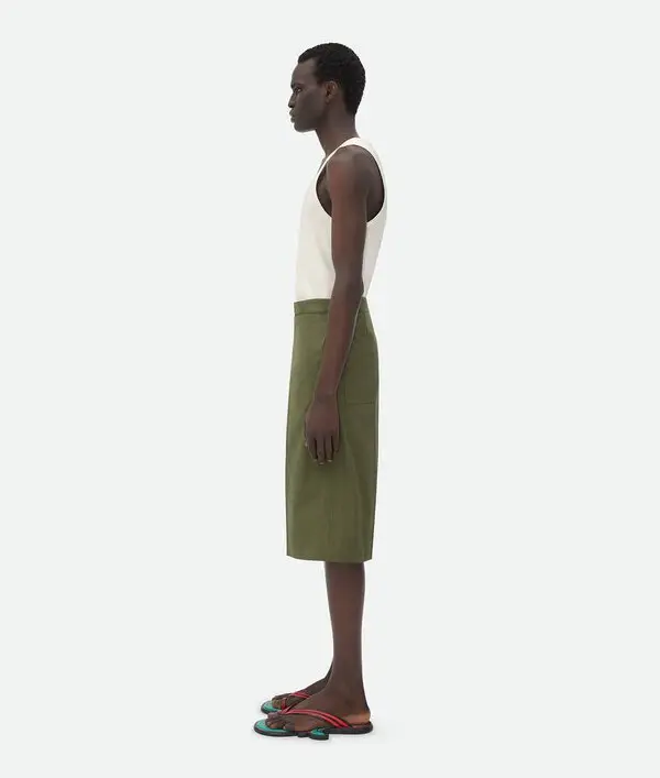 Bottega Veneta Compact Cotton Shorts