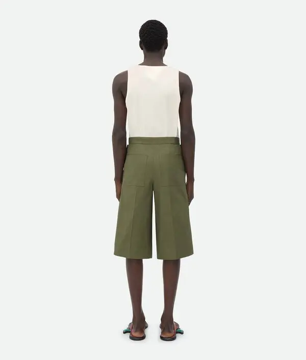 Bottega Veneta Compact Cotton Shorts