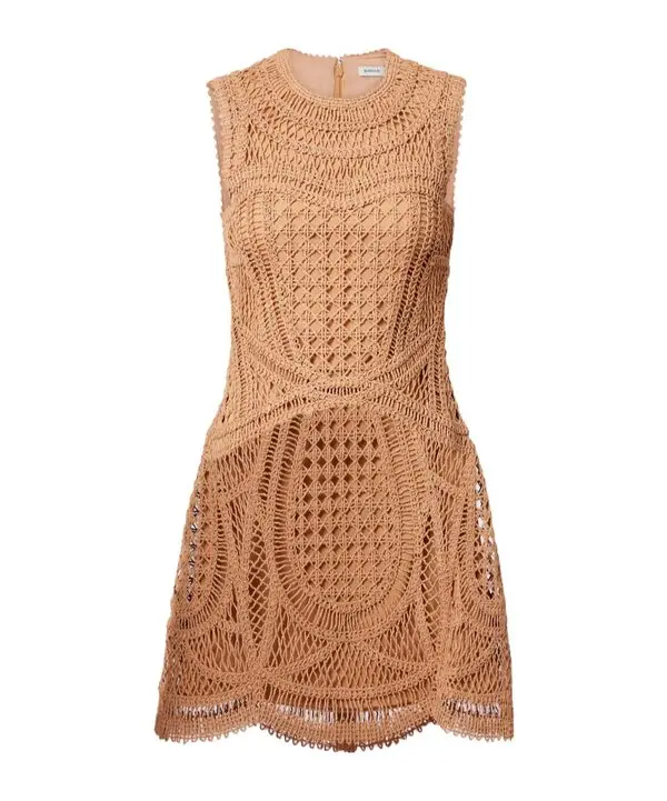 Simkhai Round Neck Sleeveless Dress - Nude