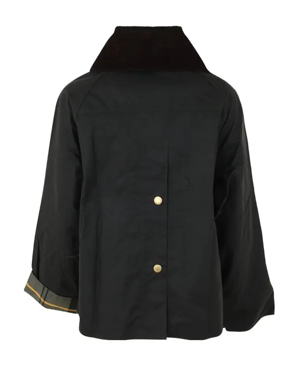 Barbour Logo Embroidered Long-sleeved Jacket