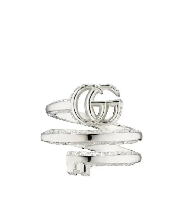 Gucci Double G Ring - White