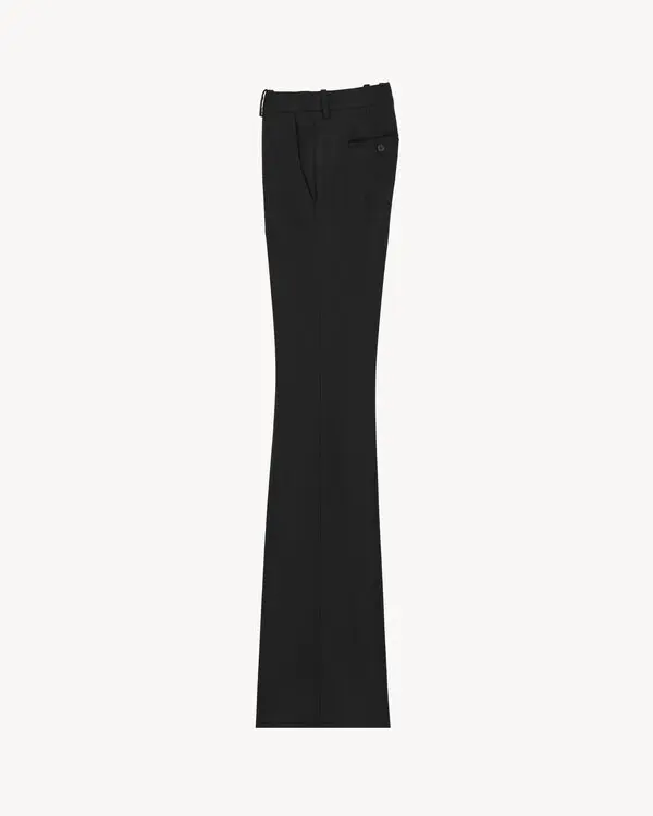 Saint Laurent Flared Pants In Cashmere