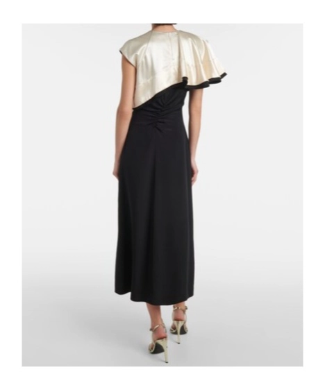 Altuzarra Silk Gown With Asymmetric Draped Overlay