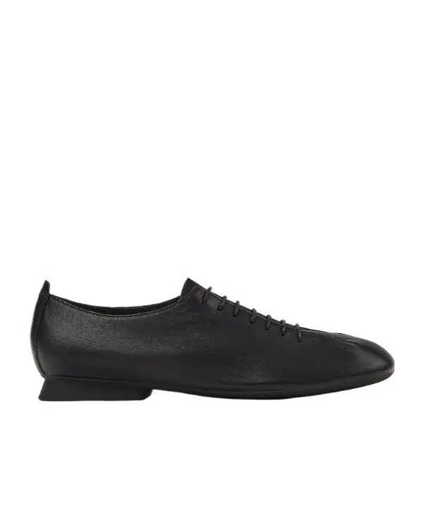 Camper Casi Myra Lace-up Ballet Flats - Black