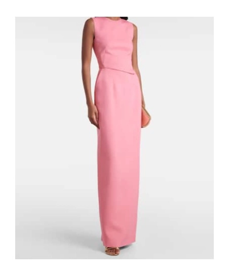EMILIA WICKSTEAD Juulia Crêpe Gown - Pink