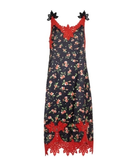 Rabanne Floral Printed Midi Dress