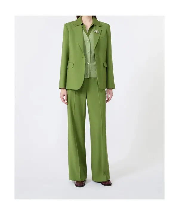 Max Mara Wool Wide Leg Pants