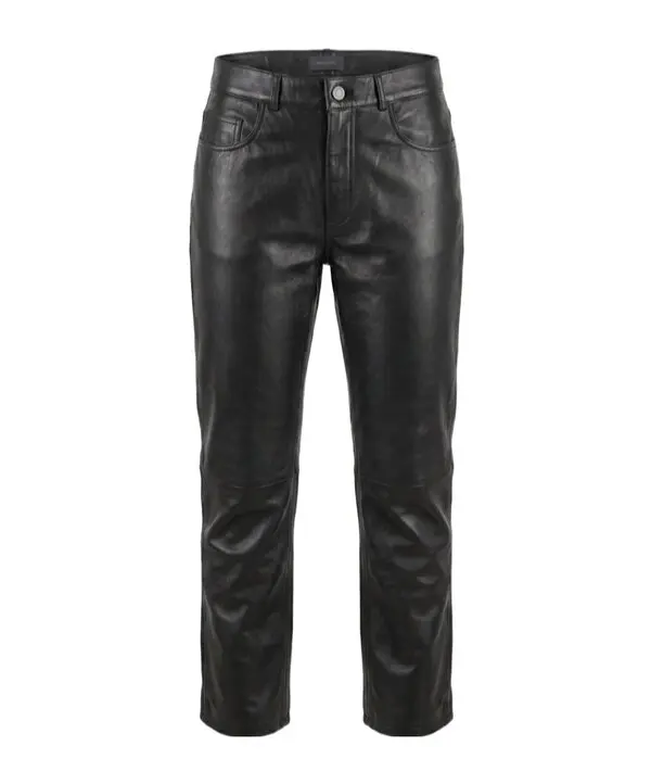 HAIKURE Winny Leather Five-pocket Trousers