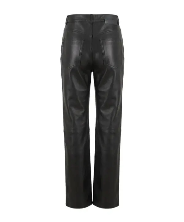 HAIKURE Winny Leather Five-pocket Trousers