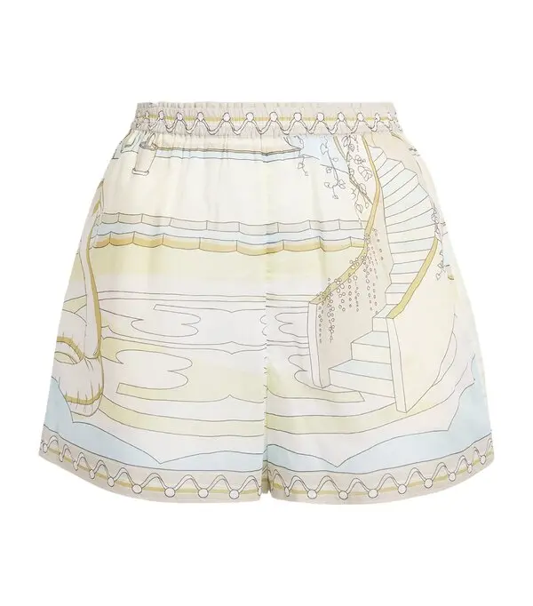 Tory Burch Cotton Printed Shorts
