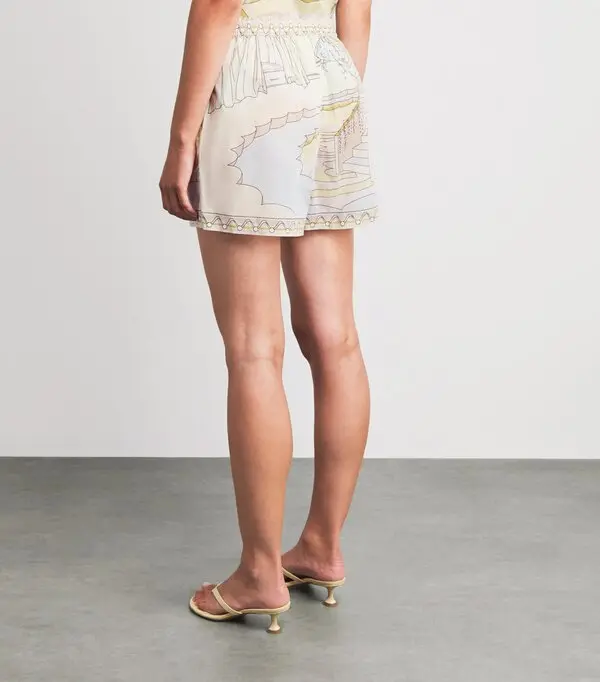 Tory Burch Cotton Printed Shorts