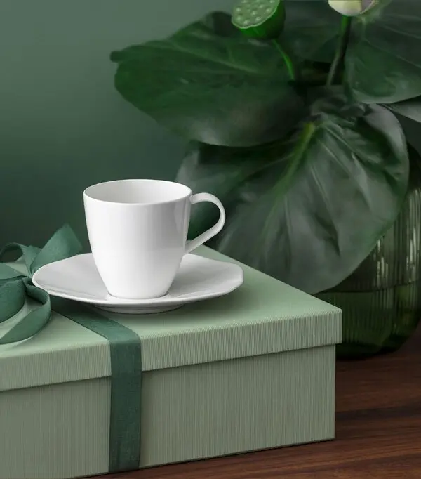 VILLEROY & BOCH Porcelain Pura Coffee Cup - White