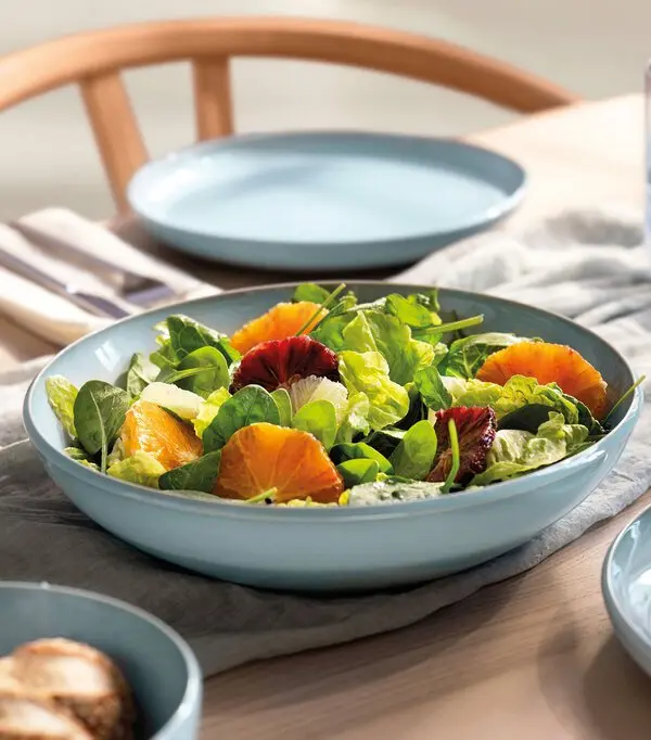 VILLEROY & BOCH Porcelain Perlemor Aqua Bowl - Blue