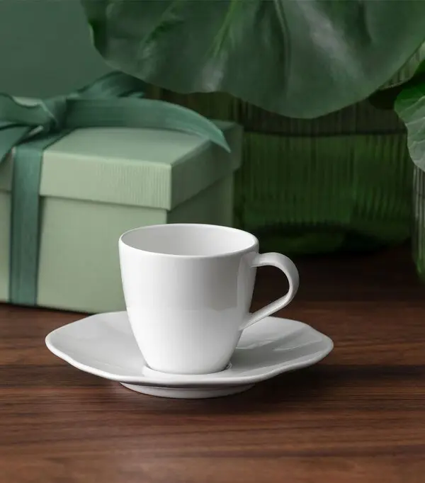 VILLEROY & BOCH Pura Espresso Cup Saucer - White