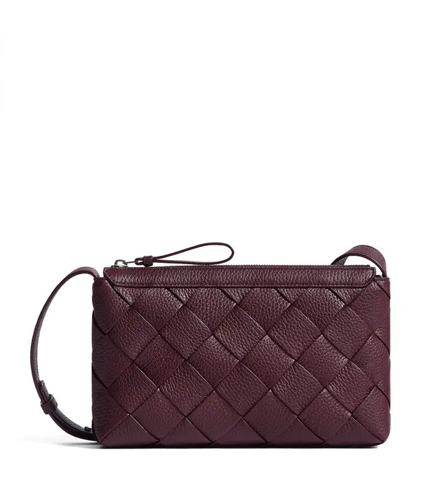 Bottega Veneta Small Leather Diago Messenger Bag