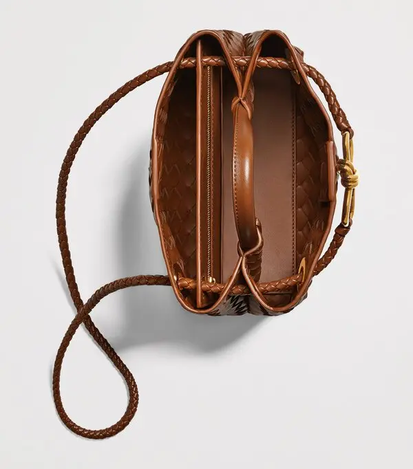 Bottega Veneta Small Leather Andiamo Top-handle Bag
