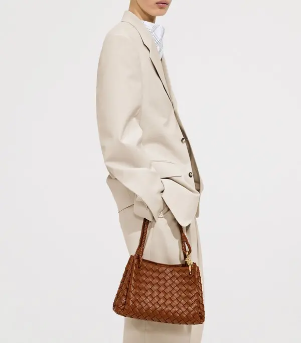 Bottega Veneta Leather Parachute Shoulder Bag
