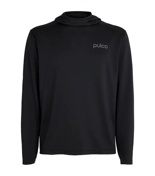 PULCO STUDIOS Hooded Performance Top - Black
