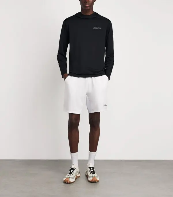 PULCO STUDIOS Hooded Performance Top - Black