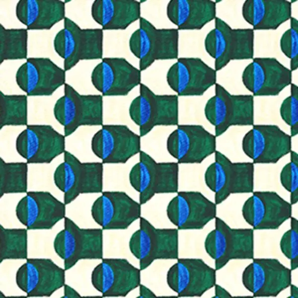 Max Mara Silk Geometric Print Scarf