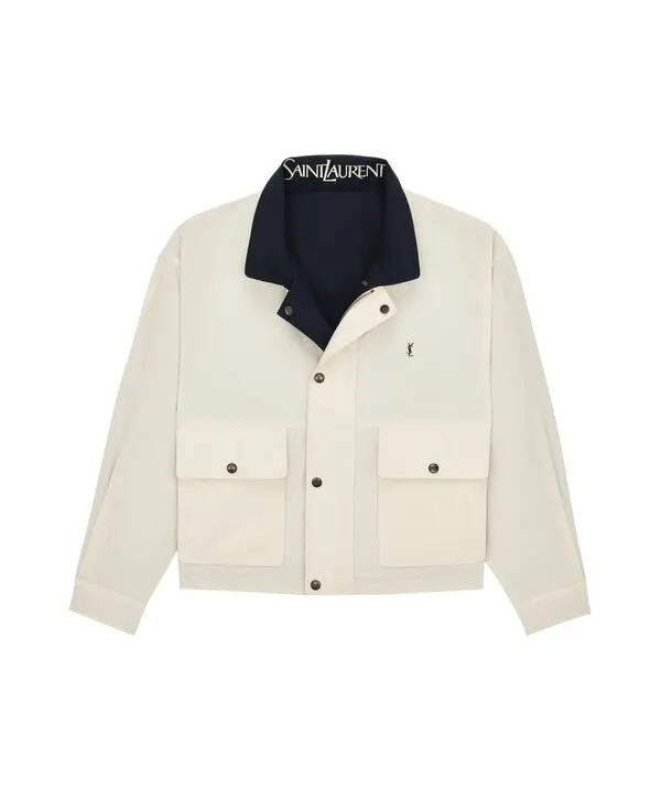 Saint Laurent Cassandre Reversible Work Jacket
