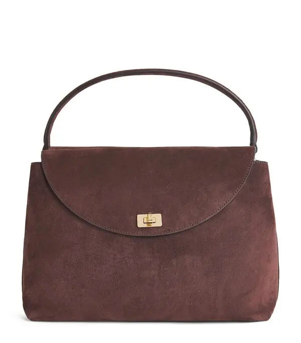 Sandro Suede Le Grand Bazaar Top-handle Bag - Brown