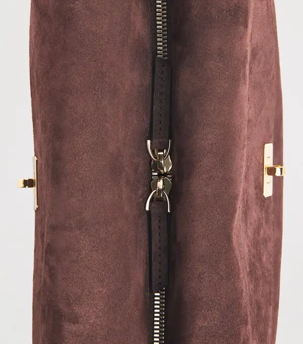 Sandro Suede Le Grand Bazaar Top-handle Bag