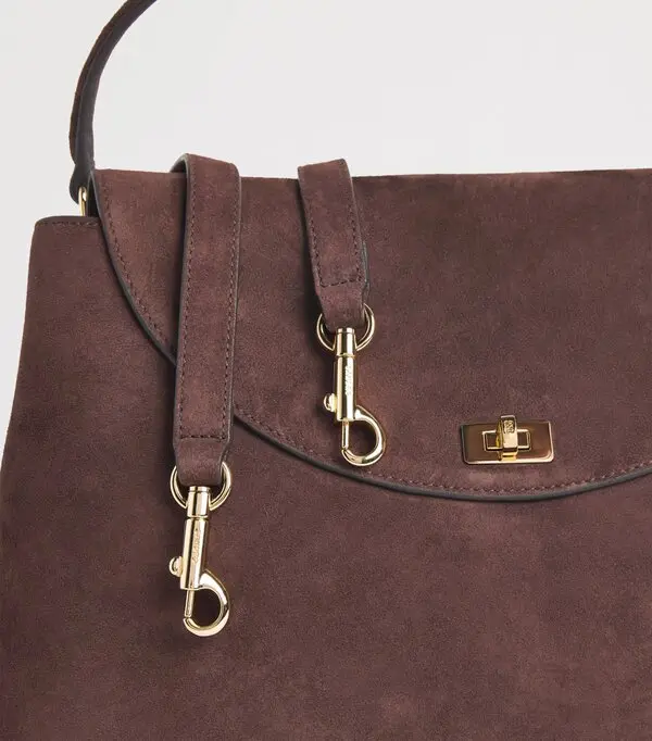 Sandro Suede Le Grand Bazaar Top-handle Bag