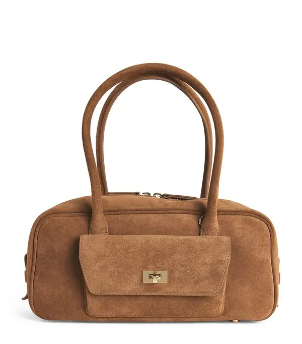 Sandro Suede Ezmehralda Top-handle Bag
