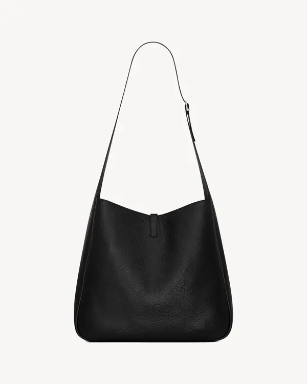 Saint Laurent Le 5 A 7 Extra Large Long Half-moon Bag