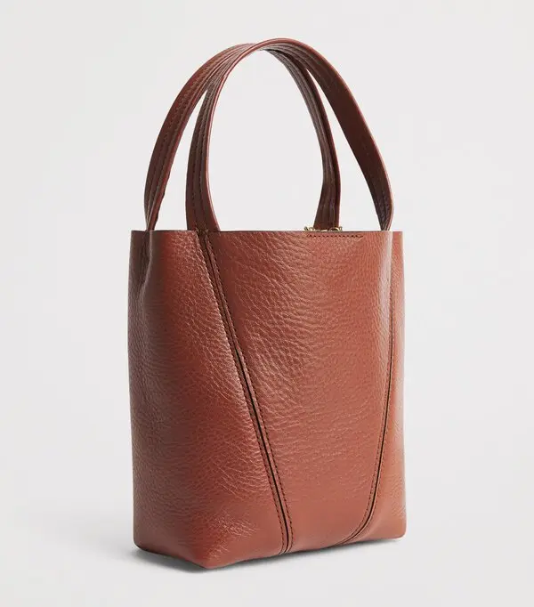 Chloé Small Leather Spin Tote Bag