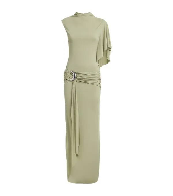 DE LA VALI Titan Maxi Dress - Green