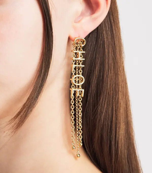 Chloé Mini Belt Drop Earrings