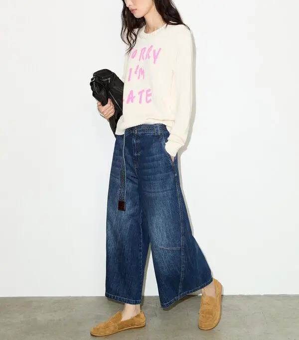 Max & Co. Cotton Slogan Sweater