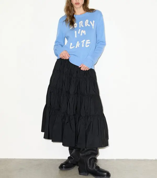 Max & Co. Cotton Slogan Sweater