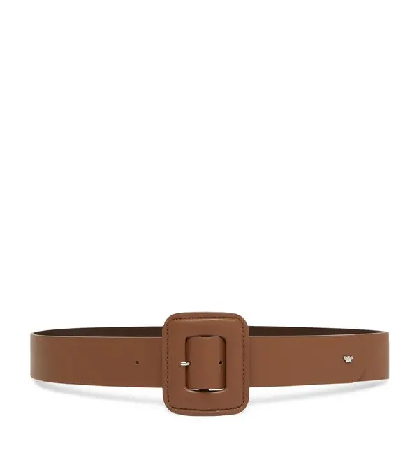 Max Mara Leather Belt - Brown