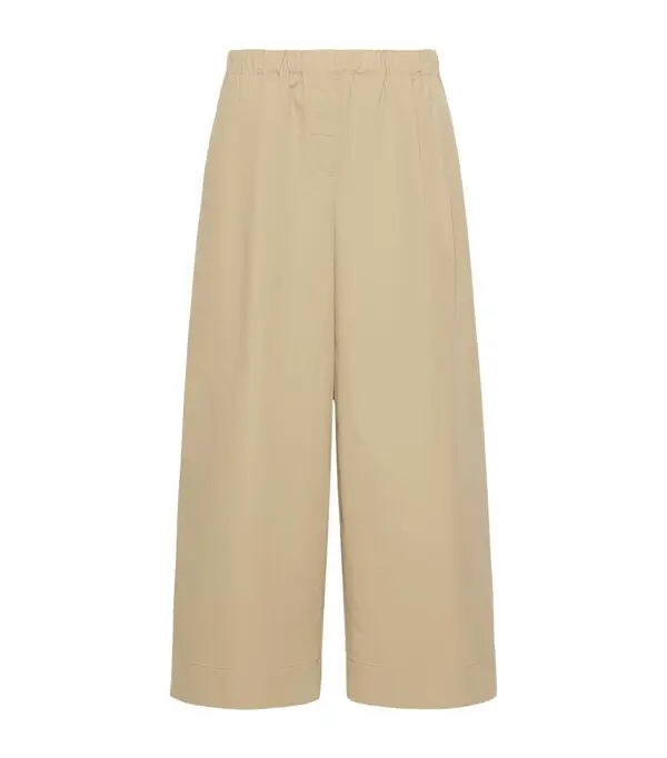 Max Mara Cotton Flared Trousers