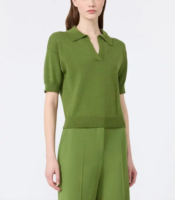 Max Mara Knitted Polo Shirt
