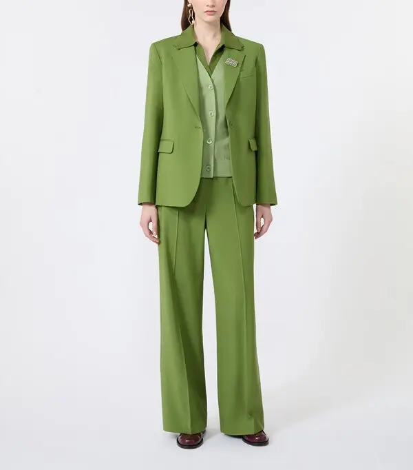 Max Mara Virgin Wool Trousers