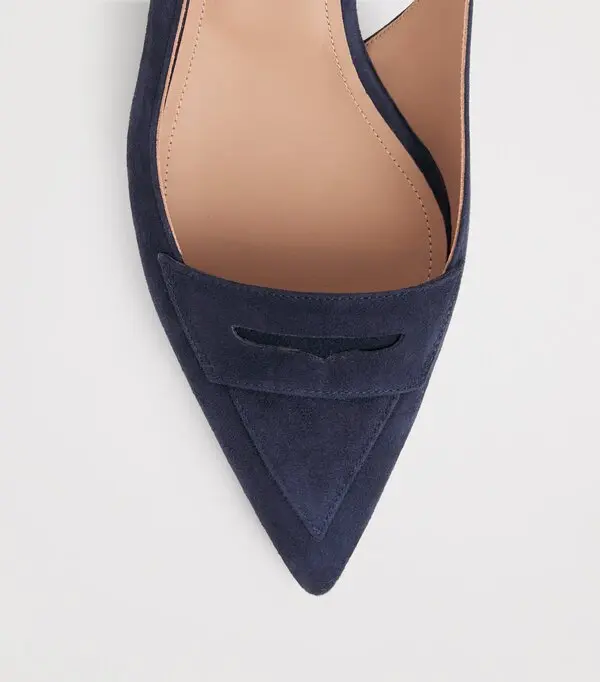 MALONE SOULIERS Suede Slingback Pumps