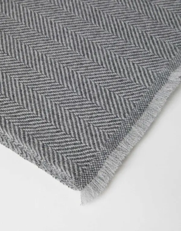 Brunello Cucinelli Frayed Edge Scarf